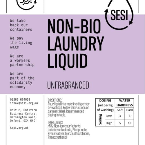 SESI Biological Laundry Liquid - No Waste Living